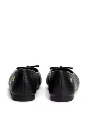 Tommy Hilfiger Monogram-embossed Ballet Flats
