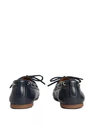 Tommy Hilfiger Lace-up Leather Boat Shoes