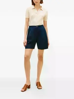 Tommy Hilfiger Belted Wide Leg Shorts