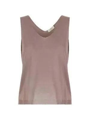 PANICALE Fine-knit V-neck Top