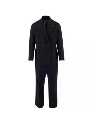 Tagliatore Double-breasted Wool Suit - Blue
