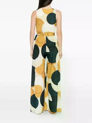 LE RJTANGE Abstract-print Jumpsuit