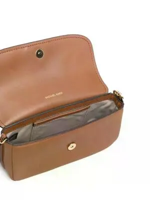 Michael Kors Small Nolita Logo-plaque Crossbody Bag - Neutrals