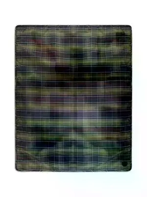 Barbour Tartan Logo-patch Dog Blanket - Red