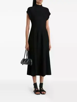Khaite Lyra Knit Midi Dress - Black