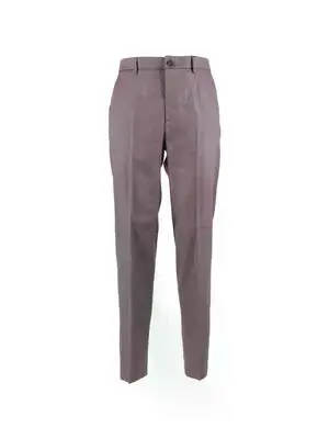 Peserico Elasticated-waistband Trousers - Brown
