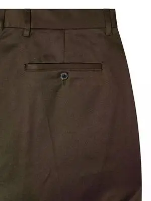 Paul Smith Pleated Tapered Trousers - Brown