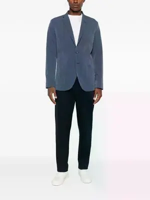 Herno Notched-lapel Blazer - Blue