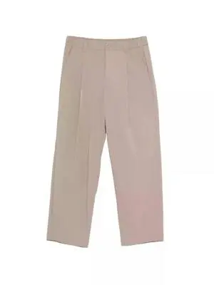 Herno Pleated Elasticated-waist Trousers - Neutrals