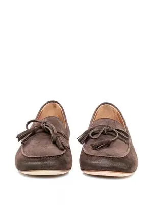 DUCANERO Tassel-detail Suede Loafers