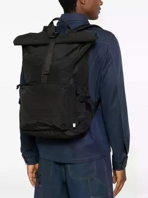 Nn07 Roll-top Ripstop Backpack - Black