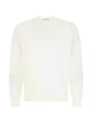 PANICALE Crew-neck Cotton Sweater - Neutrals