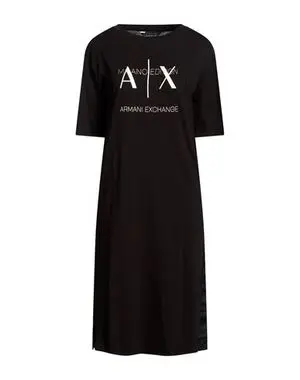 Armani Exchange Cotton Midi T-shirt Dress