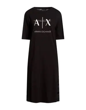 Armani Exchange Cotton Midi T-shirt Dress