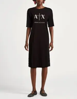 Armani Exchange Cotton Midi T-shirt Dress