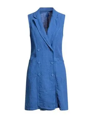 120% Lino Linen Mini Blazer Dress