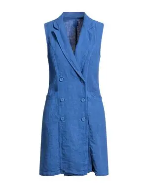 120% Lino Linen Mini Blazer Dress