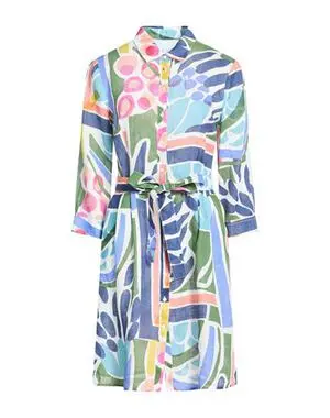 120% Lino Midi Shirt Dress