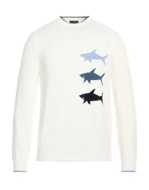 Paul & Shark Cotton Jacquard-knit Sweater