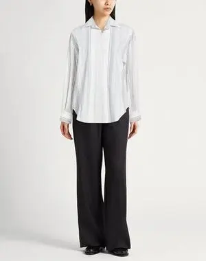 Faithfull The Brand Long Sleeved Striped Shirt - Grey