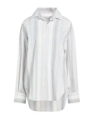 Faithfull The Brand Long Sleeved Striped Shirt - Grey