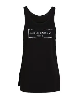 MAISON MARGIELA Sleeveless Tank Top - Black