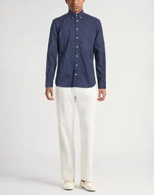 HACKETT Shirt Size Cotton - Navy