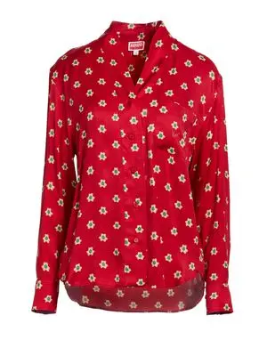 Kenzo Floral Print Twill Shirt