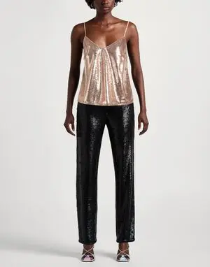 MANILA GRACE Sleeveless Top With Sequins