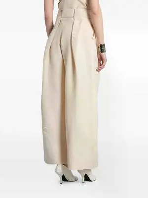 BATAKOVIC Pleated Wide-leg Palazzo Pants