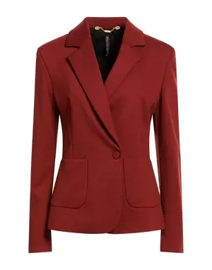 MANILA GRACE Single-breasted Blazer - Red