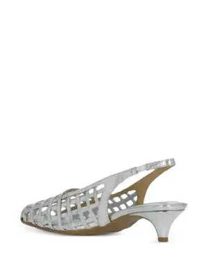 Ash 50mm Enji Heeled Pumps - Silver