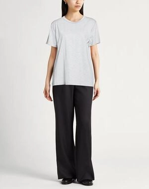Fabiana Filippi Cotton Jersey T-shirt With Ecobrass Embellishments - Grey