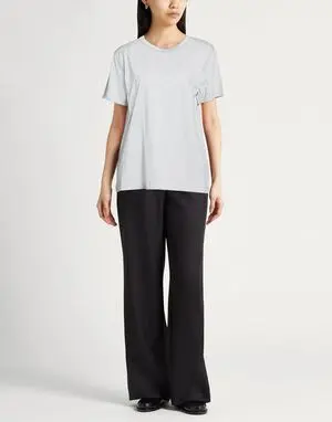 Fabiana Filippi Cotton Jersey T-shirt With Ecobrass Embellishments - Grey