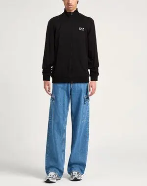 EA7 Cotton Sweatshirt - Black