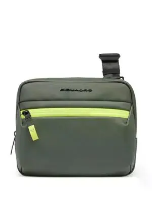PIQUADRO Rubberized Shoulder Bag