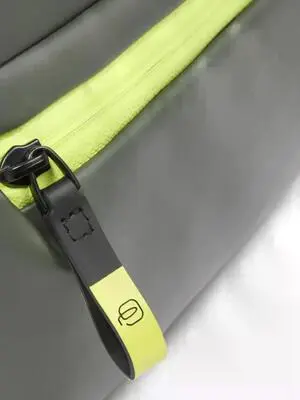 PIQUADRO Rubberized Shoulder Bag
