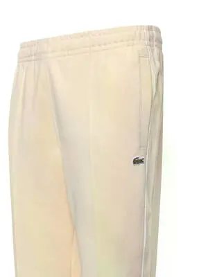 Lacoste Logo-patch Piped Track Pants - Neutrals