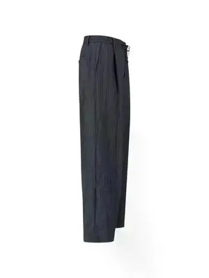 DUNST Pinstriped Drawstring Trousers