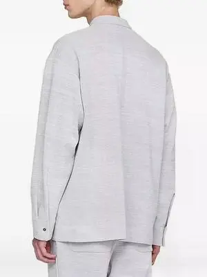 CFCL Soft Milan Stand-collar Long-sleeve Shirt - Grey
