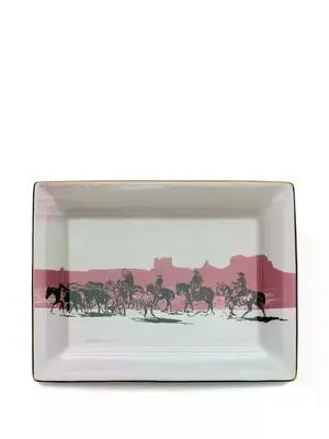 ONE OF THESE DAYS Till The Last Leaf Shall Fall Catch-all Tray - White