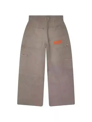 WILLY CHAVARRIA Stockton Wide-leg Trousers - Neutrals