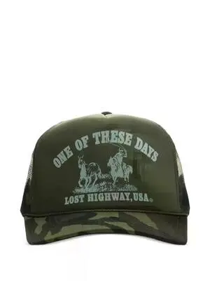 ONE OF THESE DAYS Lost Highway Cap - Green