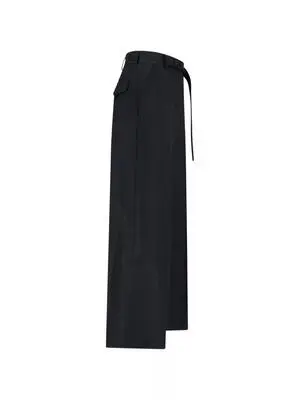 EUDON CHOI Belted Tailored Trousers