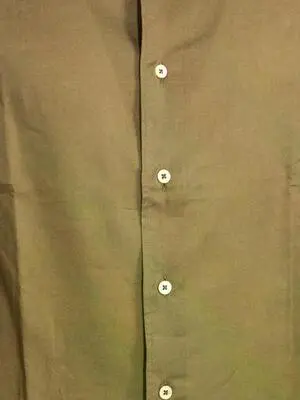Fedeli Buttoned Long-sleeve Shirt - Green