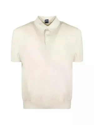 Fedeli Short-sleeve Polo Shirt - Neutrals