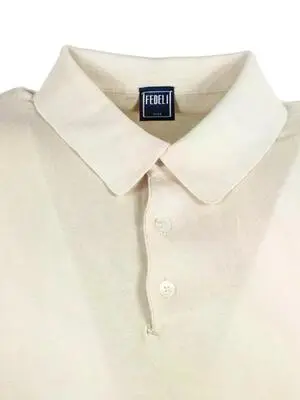 Fedeli Short-sleeve Polo Shirt - Neutrals