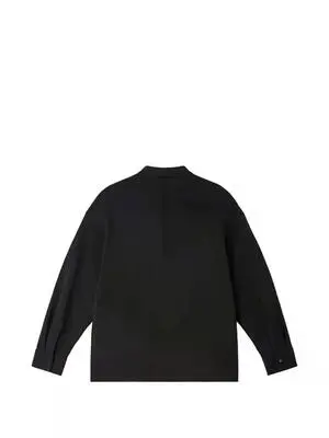 CFCL Soft Milan Stand-collar Long-sleeve Shirt - Black