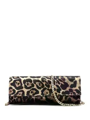 CASTAGNA Animal-print Clutch Bag - Neutrals