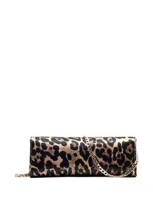 CASTAGNA Animal-print Clutch Bag - Neutrals